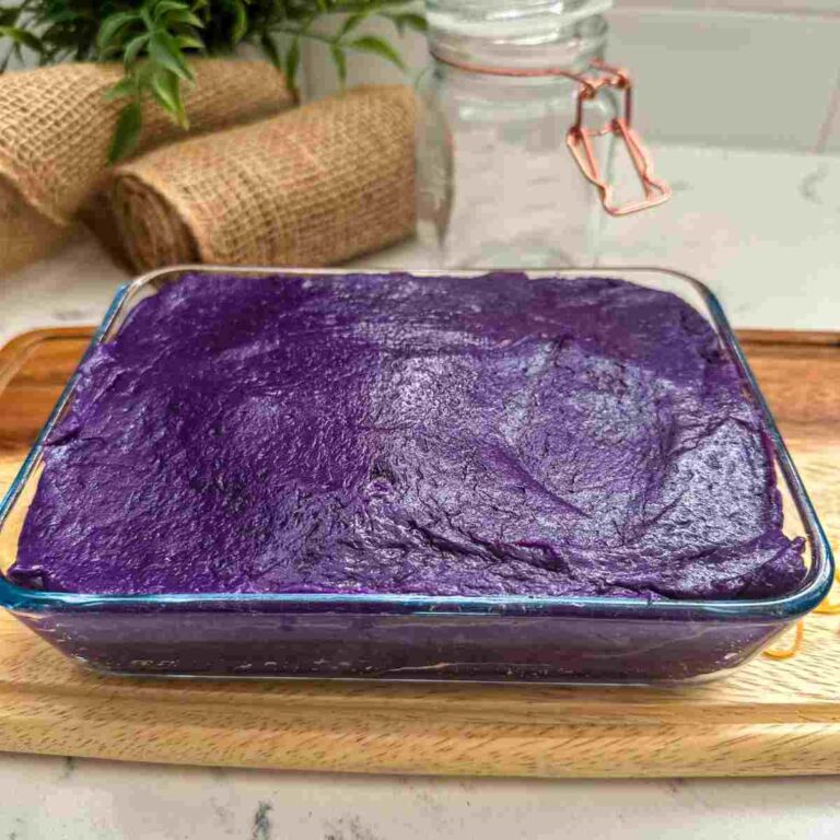 Easy Ube Halaya (Purple Yam Jam) - Deliciously Rushed