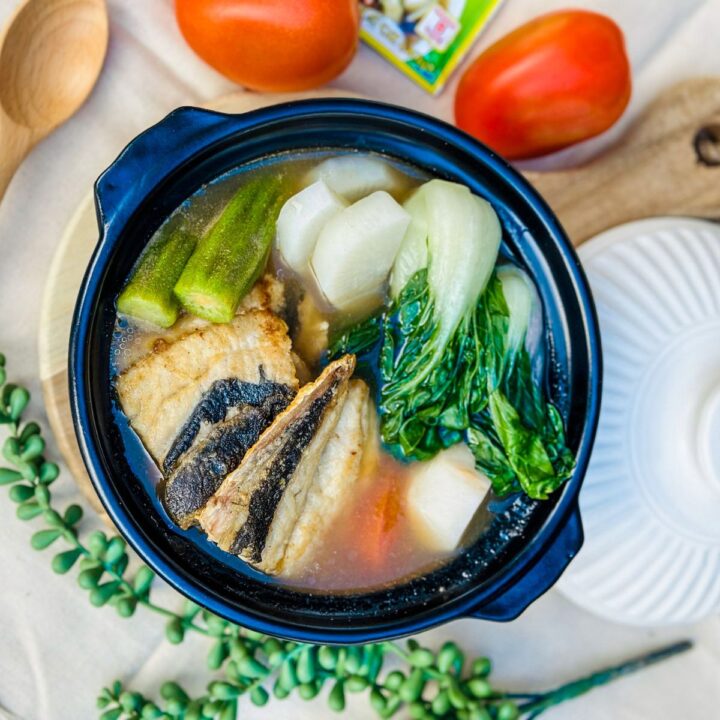 Sinigang na Bangus Belly - Deliciously Rushed