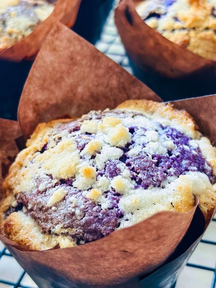 Ube Basque Cheesecake Recipe - Deliciously Rushed