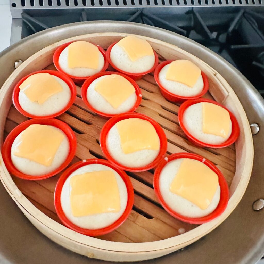 Filipino Puto Cheese (Steamed Rice Cake) Recipe - Deliciously Rushed