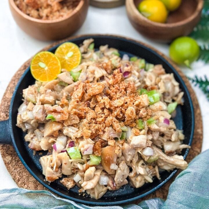 Sizzling Chicken Sisig with Mayonnaise (30-Min Shortcut) - Deliciously ...