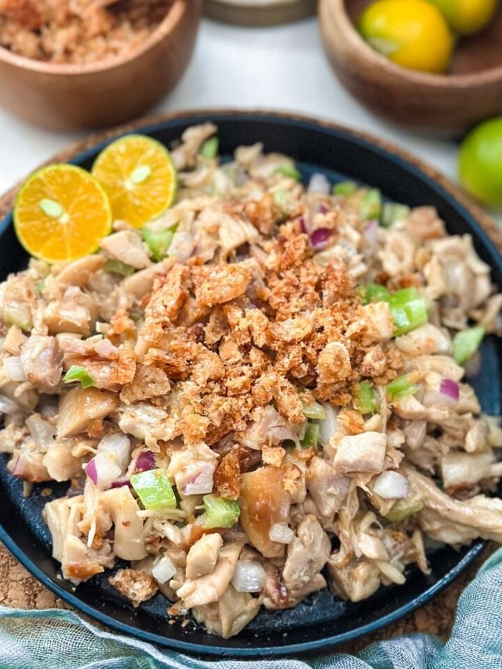 Easy Sizzling Pork Belly Sisig Recipe with Mayo - Deliciously Rushed