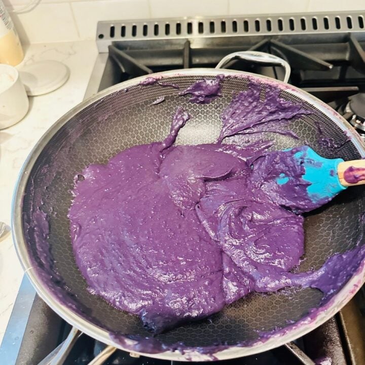 Easy Ube Halaya (Purple Yam Jam) - Deliciously Rushed
