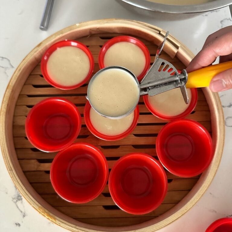 Filipino Puto Cheese (Steamed Rice Cake) Recipe - Deliciously Rushed