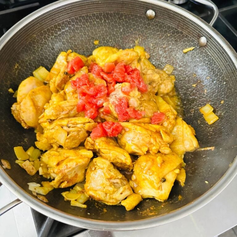 Adobong Dilaw (Yellow Adobo with Turmeric) - Deliciously Rushed