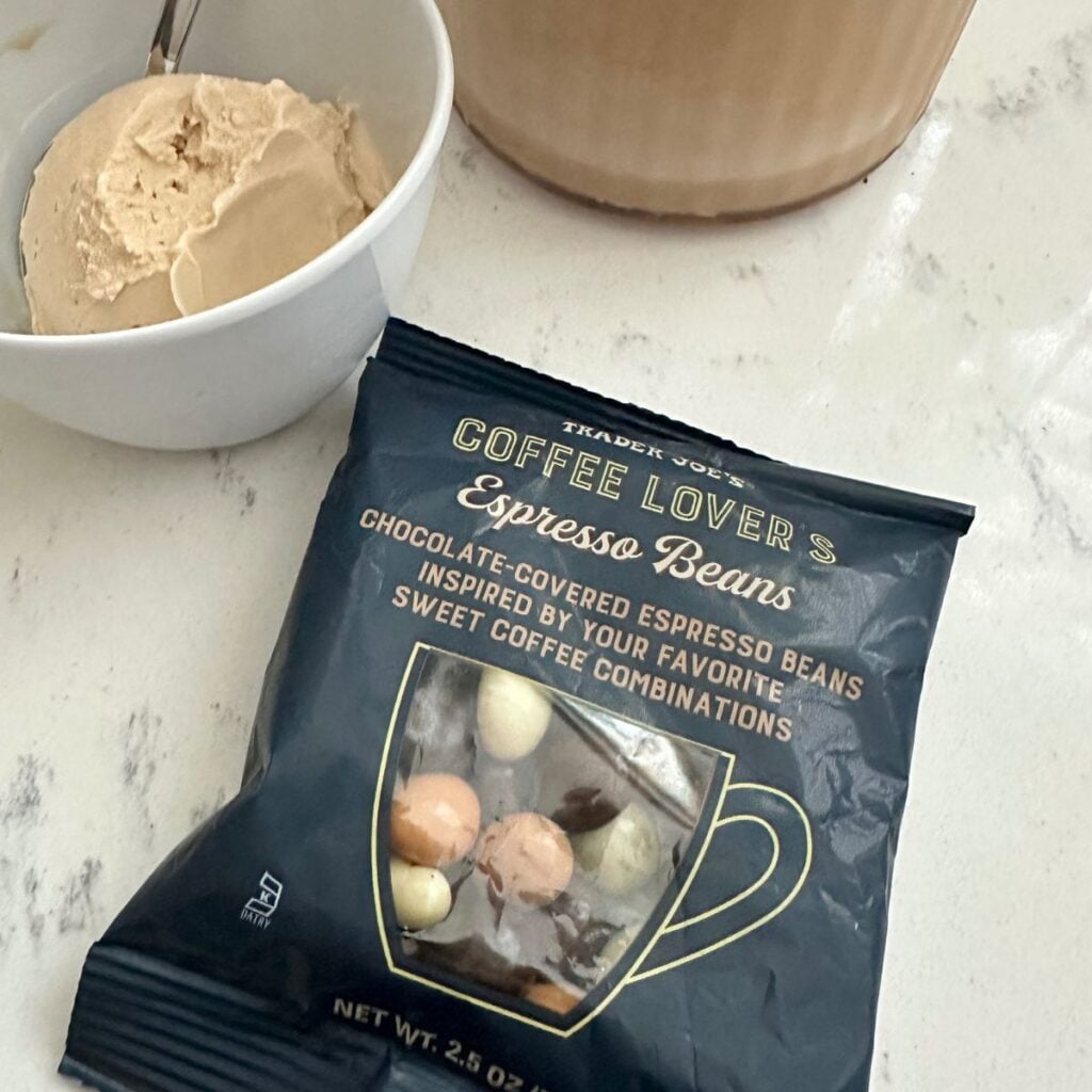 Ninja Creami Coffee Ice Cream - Deliciously Rushed