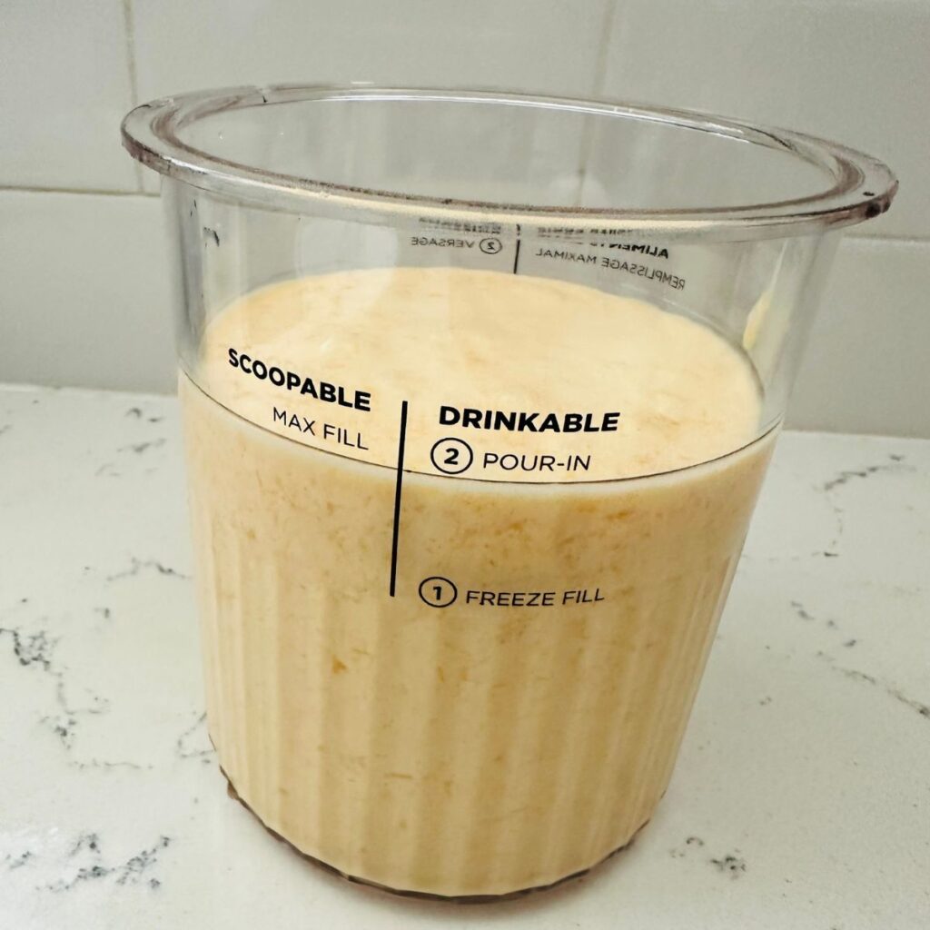 Ninja Creami Mango Ice Cream Recipe - Deliciously Rushed