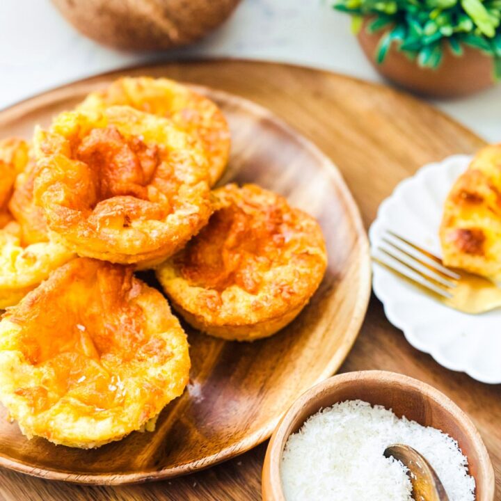 Easy Filipino Royal Bibingka Cornbread Recipe - Deliciously Rushed