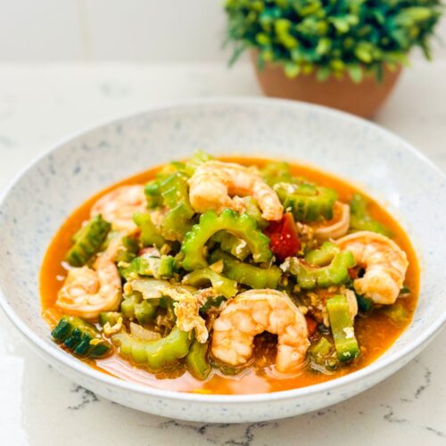 Ginisang Ampalaya with Shrimp (Easy Filipino Bitter Melon ...