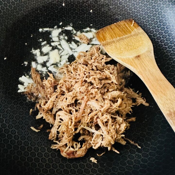 Chicken Adobo Fried Rice - Deliciously Rushed