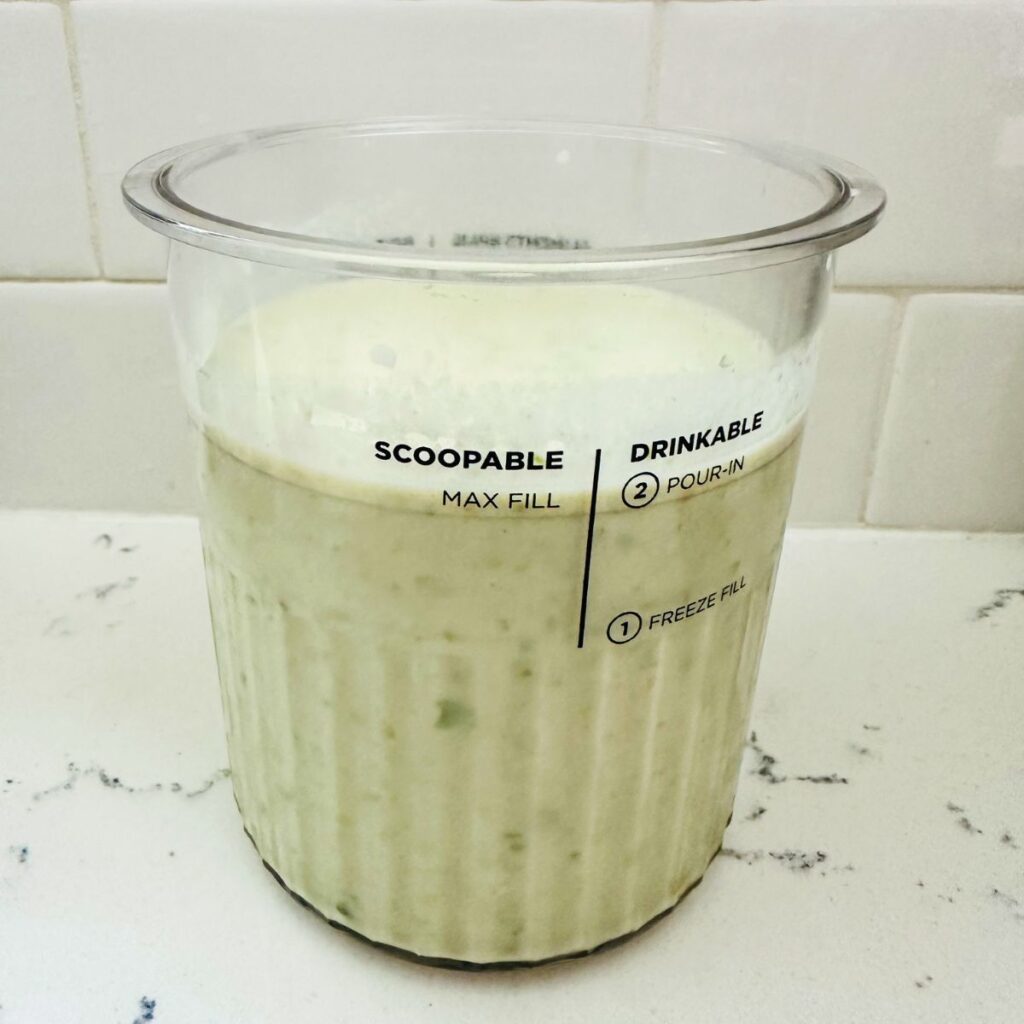 Ninja Creami Avocado Ice Cream - Deliciously Rushed