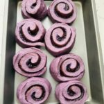 Easy Ube Cinnamon Rolls - Deliciously Rushed