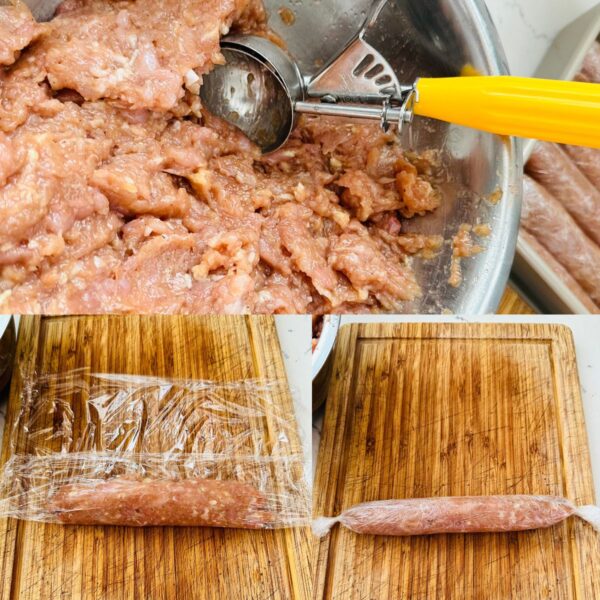 Chicken Longganisa (Easy Skinless Filipino Sausage) - Deliciously Rushed