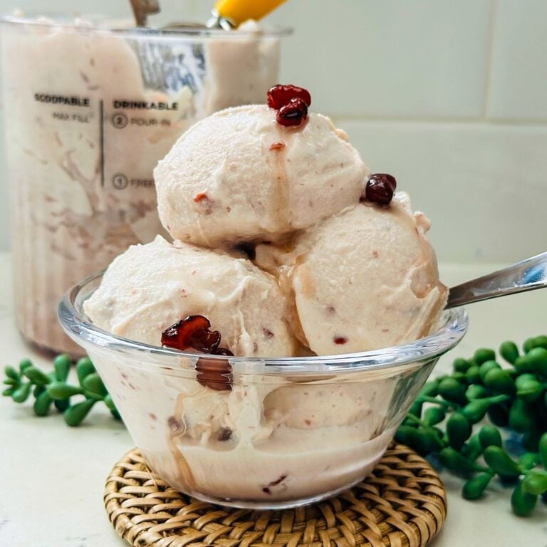 Ninja CREAMi Azuki Red Bean Ice Cream Recipe - Deliciously Rushed
