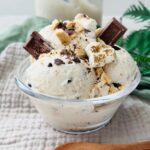 Ninja Creami Campfire S'mores Ice Cream Recipe - Deliciously Rushed