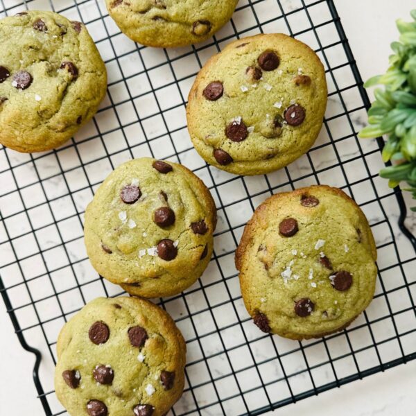 Matcha Chocolate Chip Cookies Recipe - Deliciously Rushed