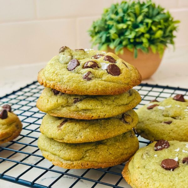 Matcha Chocolate Chip Cookies Recipe - Deliciously Rushed