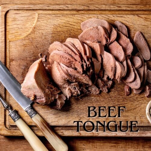 Beef Lengua with Creamy Butter Garlic Sauce Recipe - Deliciously Rushed