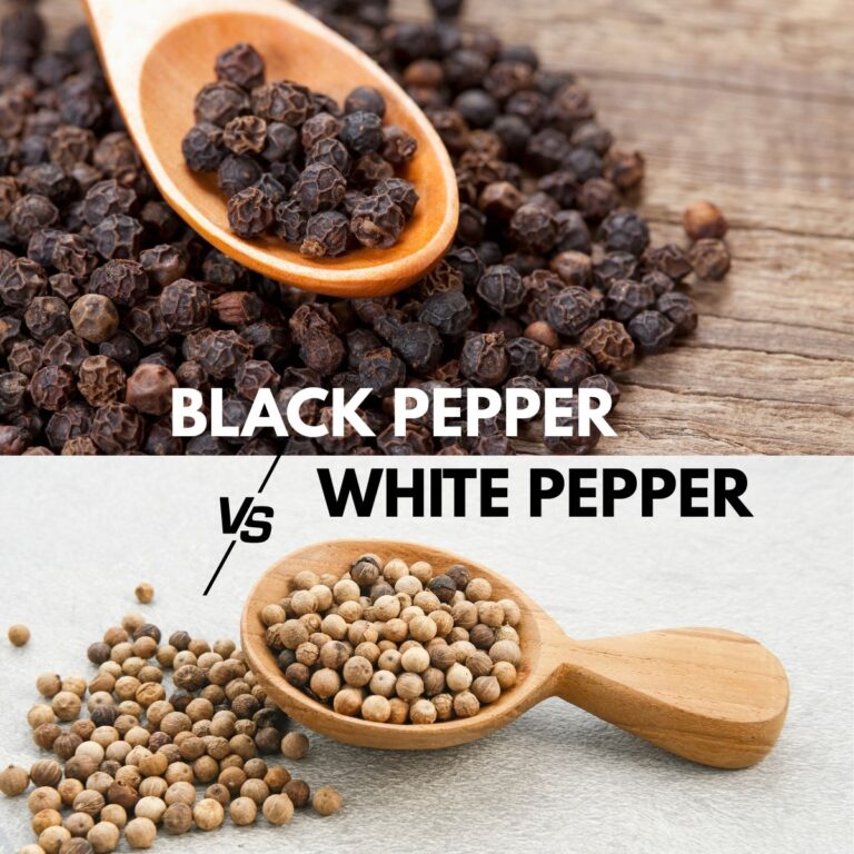 White vs Black Pepper: Flavor, Uses, and Cooking Tips - Deliciously Rushed