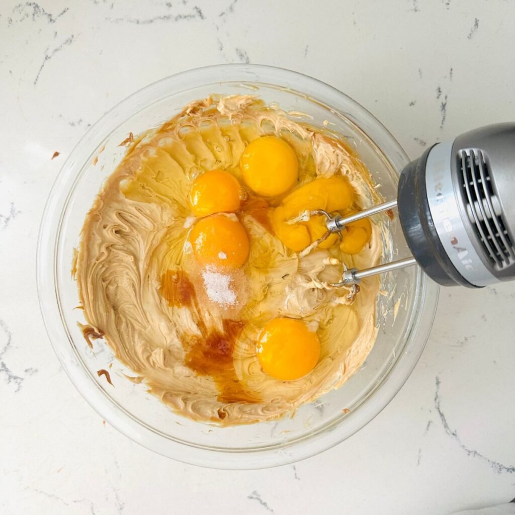 Salted Caramel Basque Burnt Cheesecake - Deliciously Rushed