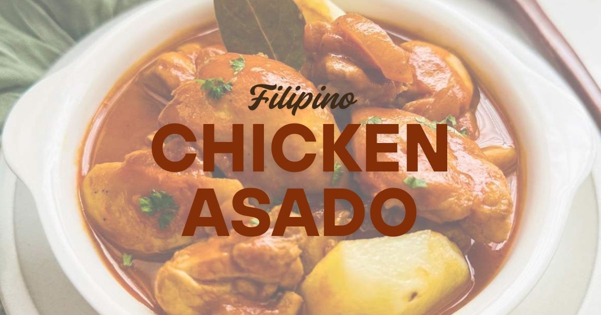 Filipino Chicken Asado Recipe - Deliciously Rushed