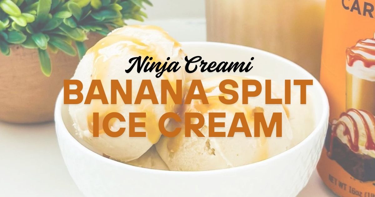 Ninja Creami Banana Split Ice Cream Recipe - Deliciously Rushed