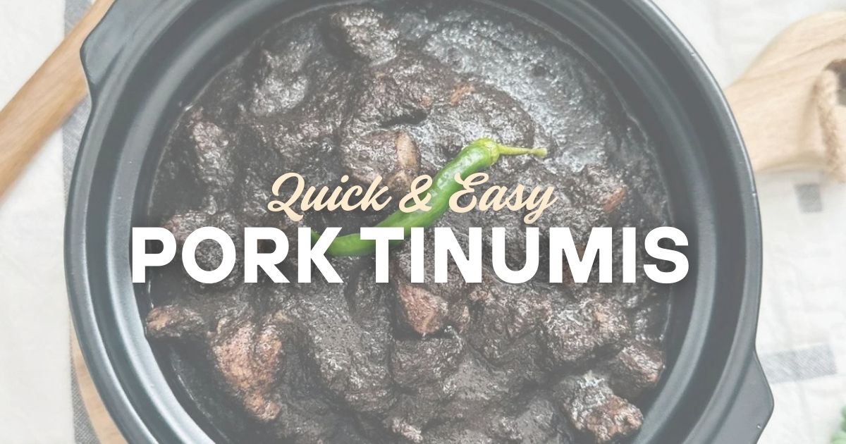 Pork Tinumis Recipe - Deliciously Rushed