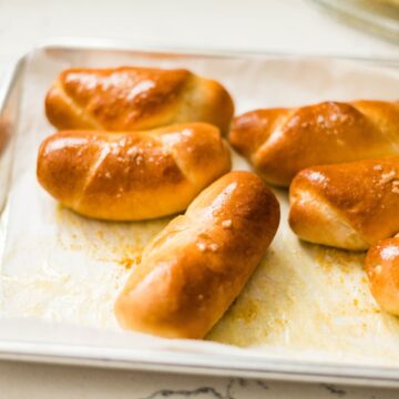 Salt Bread (Shio Pan) - Buttery Japanese Rolls - Deliciously Rushed