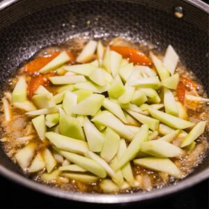 Ginisang Sayote (Easy Filipino Chayote Stir Fry) - Deliciously Rushed